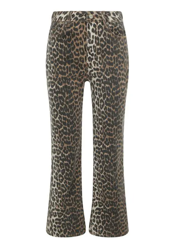 GANNI Five-pocket Flare Jeans - Multicolour