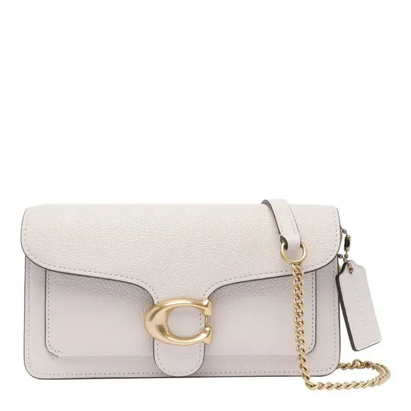 Coach Pochette With Adaptable Strap - White