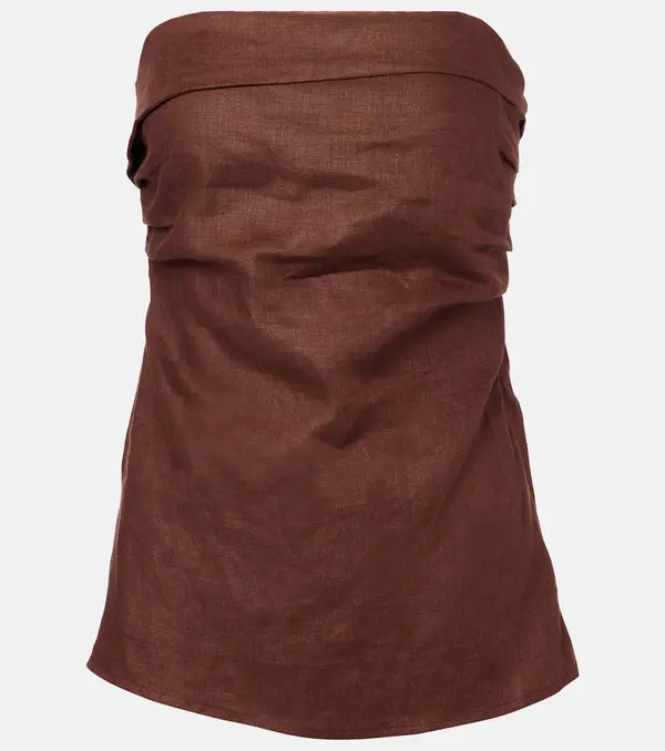 Faithfull The Brand Caen Linen Top