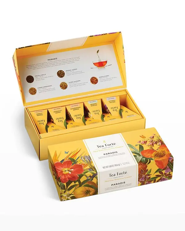 TEA FORTE Paradis Tea Petite Presentation Box, 10 Count
