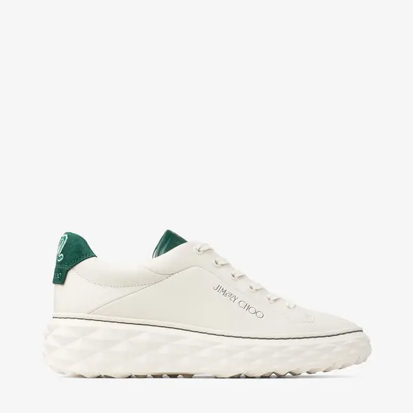 JIMMY CHOO Malbon 2.0 Diamond Trainer - Latte/malbon Green