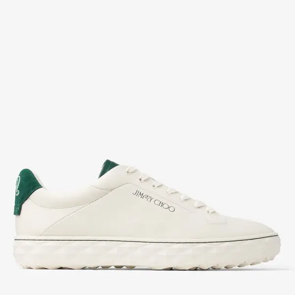 JIMMY CHOO Malbon 2.0 Diamond Trainer - Latte/malbon Green