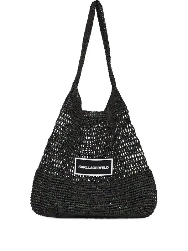 Karl Lagerfeld K/essential Beach Bag - Black
