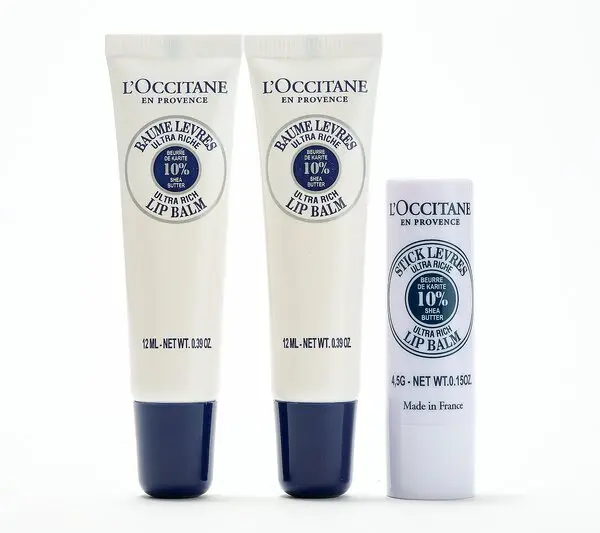 L'OCCITANE 3pc Lip Balm Collection