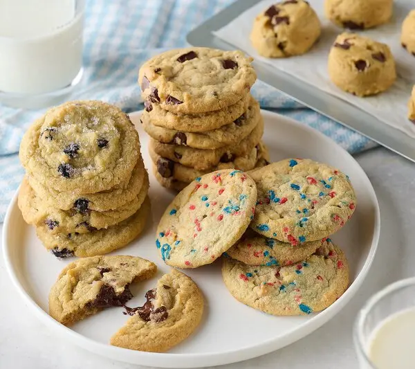 DAVID'S COOKIES 120 Count Preformed Ready To Bake Cookie