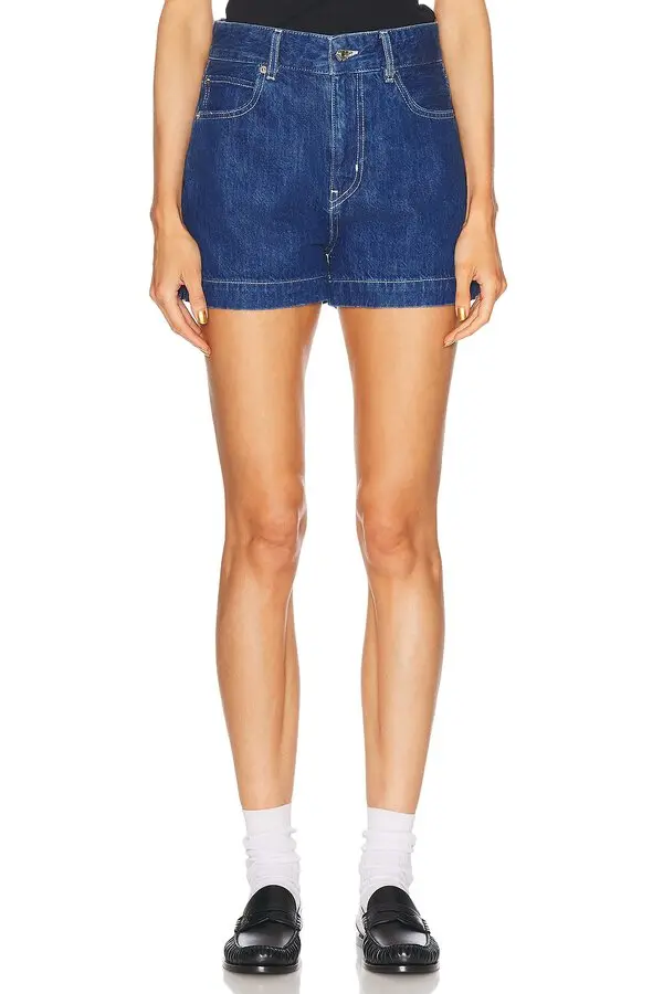 FRAME Charm Denim Short - Graphic
