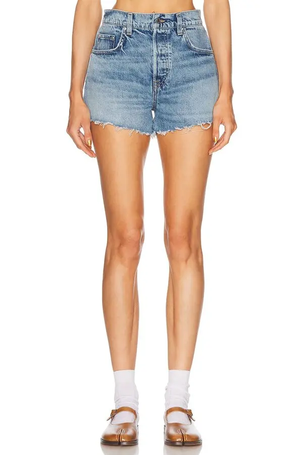 GRLFRND Charlie Low Rise Baggy Cut Off Shorts