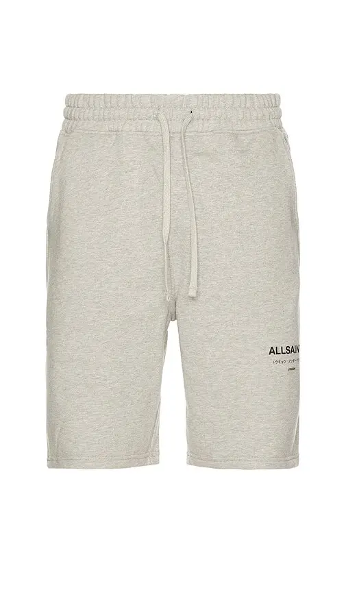 All Saints Underground Sweatshorts - Grey Marl