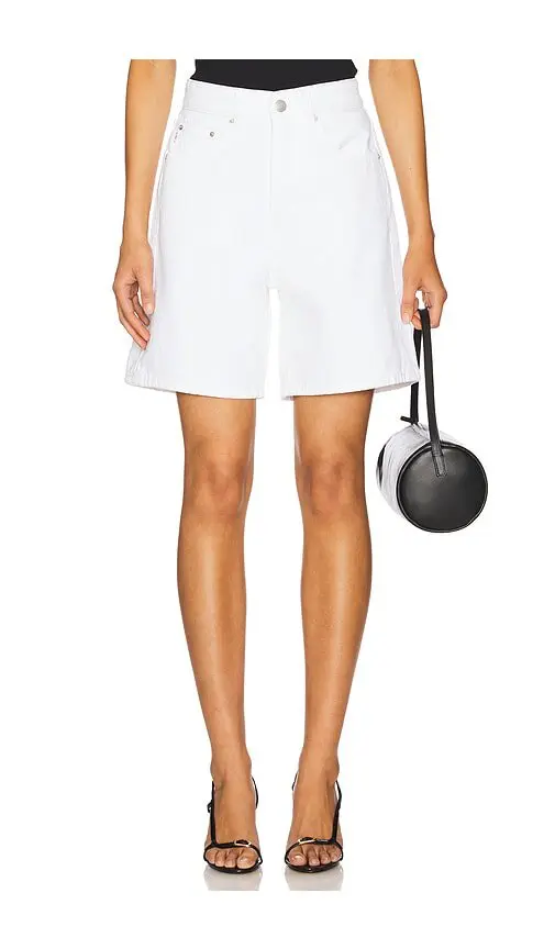 DL1961 Taylor High Rise Short - White