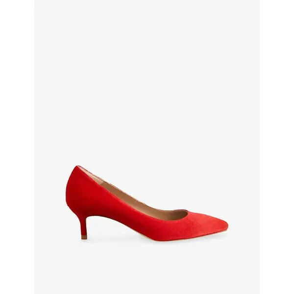 LK BENNETT Audrey Suede Kitten Heels