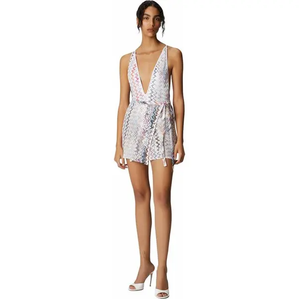 Missoni Viscose Blend Pareo Mini Skirt - Multicoloured