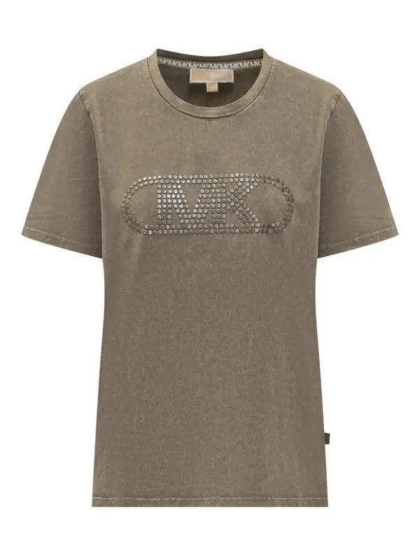 Michael Kors Logo Cotton T-shirt - Green
