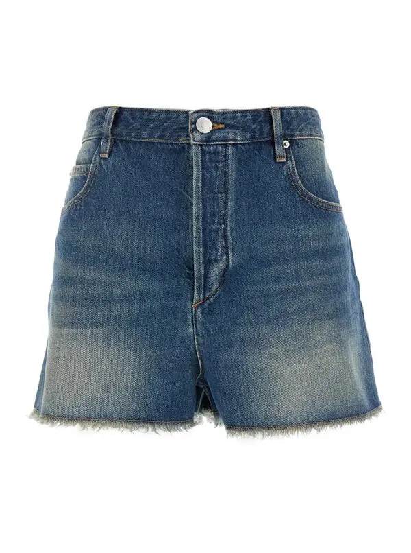 Isabel Marant Lesia Fringed Hem Shorts