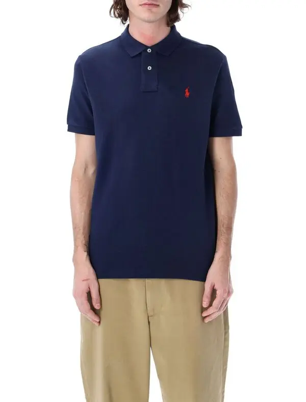 Ralph Lauren Custom Slim Fit Polo Shirt - Newport Navy