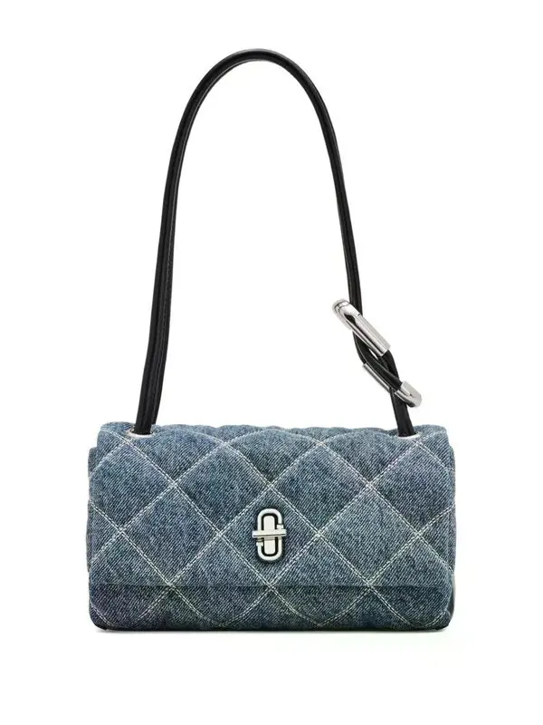 Marc Jacobs Quilted Denim Mini Dual Shoulder Bag