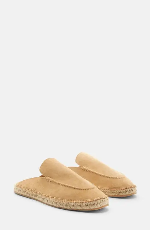 SCAROSSO Manuel Suede Espadrilles - Beige - Suede