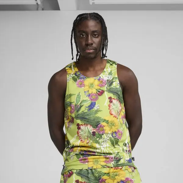 PUMA Floral Basketball Jersey - Green