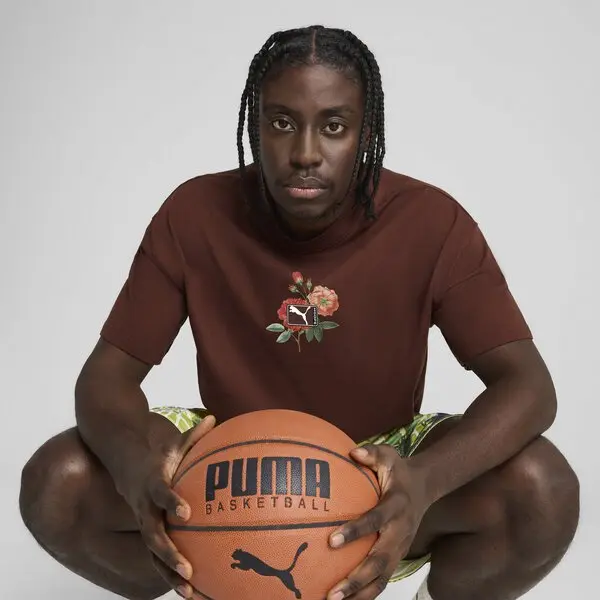 PUMA Dunked In Florals Basketball T-shirt