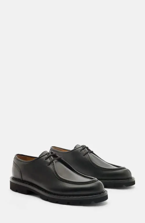 SCAROSSO Damiano Derby Lace Up - Black- Calf