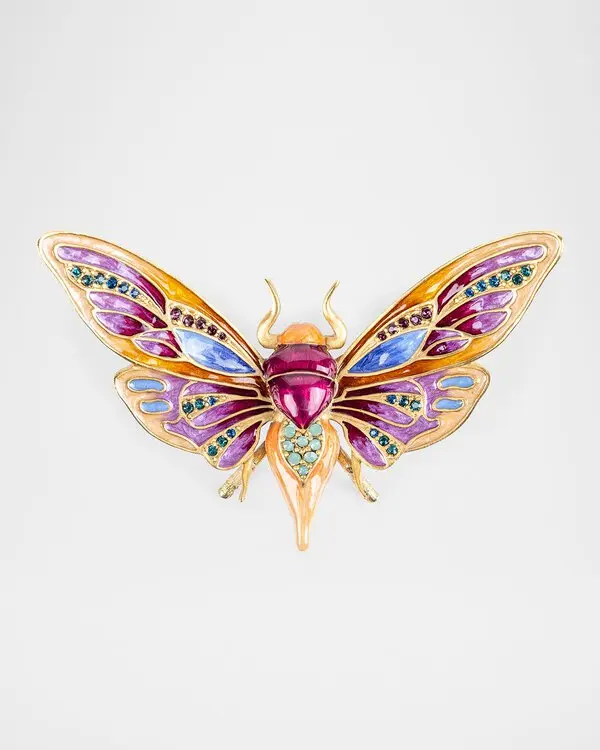 JAY STRONGWATER Rosey Moth Objet - One-color