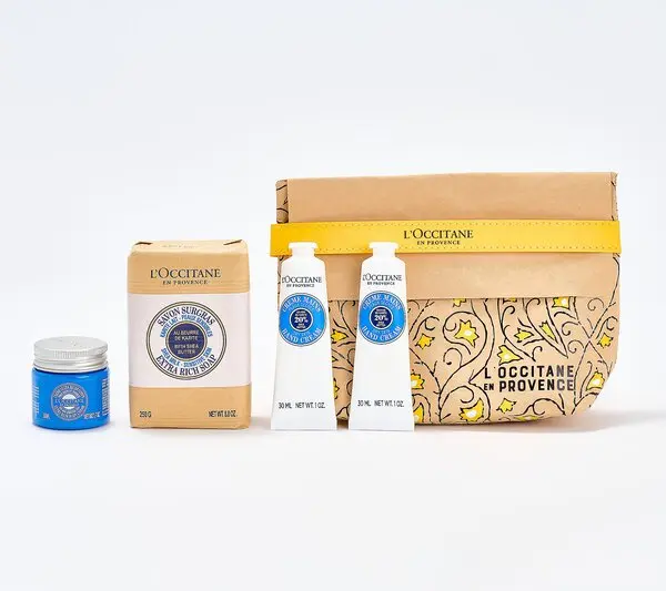 L'OCCITANE 4pc Ultimate Shea Collection W/ Travel Bag