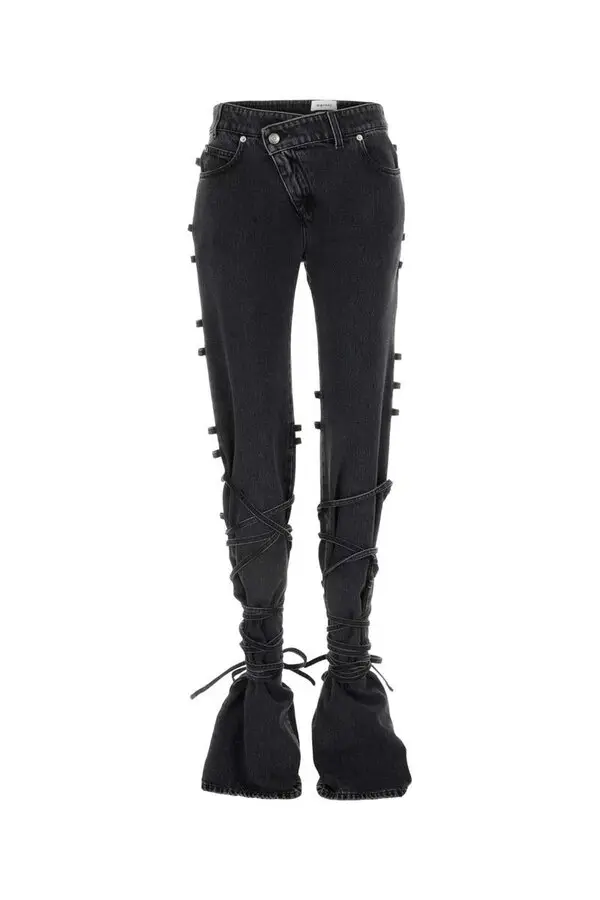 Alexander McQueen Denim Trousers - Blackstonewashed