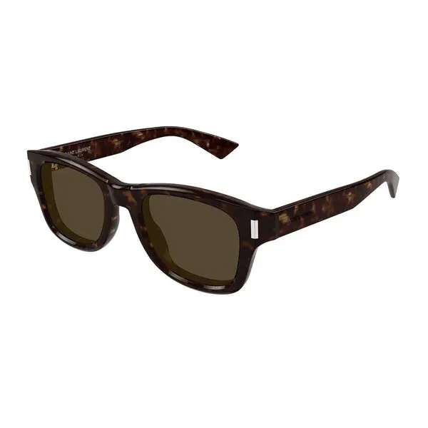 Saint Laurent Square Sunglasses - Brown