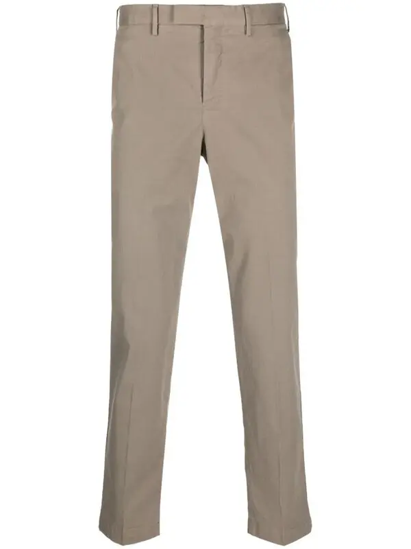 PT TORINO Straight-leg Tailored Trousers - Beige