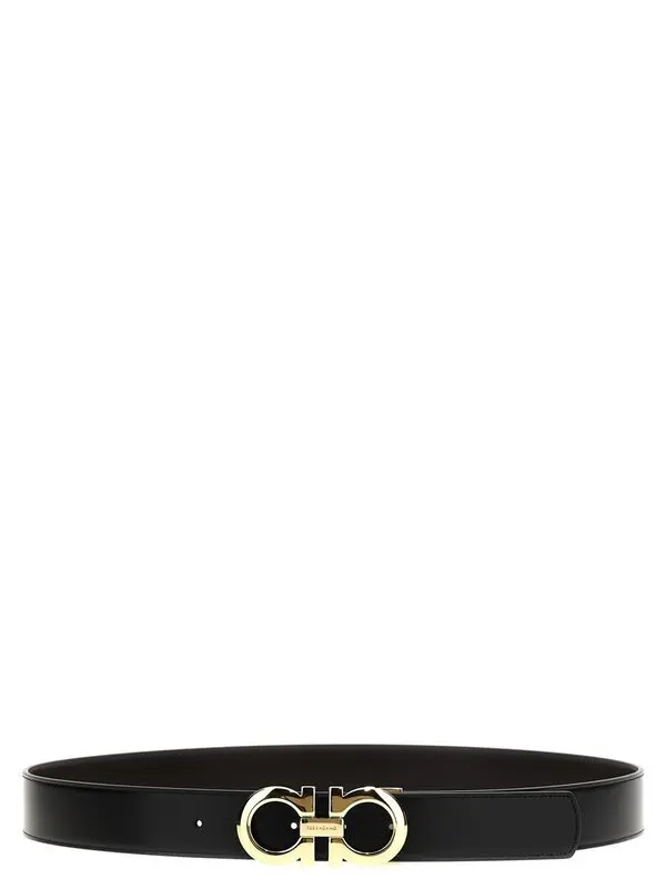 FERRAGAMO Gancini Reversible Belt - Multicolor