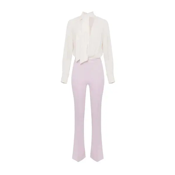 Elisabetta Franchi Wide Leg Trousers