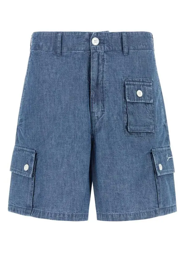 Givenchy Denim Bermuda Shorts - Blue