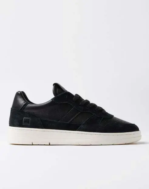 D.a.t.e. Leather Sneakers - Black