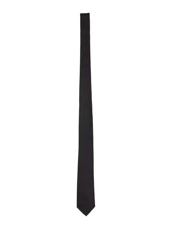 FERRAGAMO Silk Neck Tie - Black