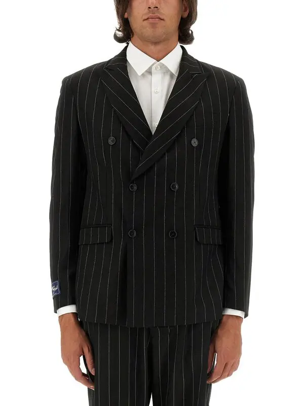 FAMILY FIRST Double-breasted Jacket - Black