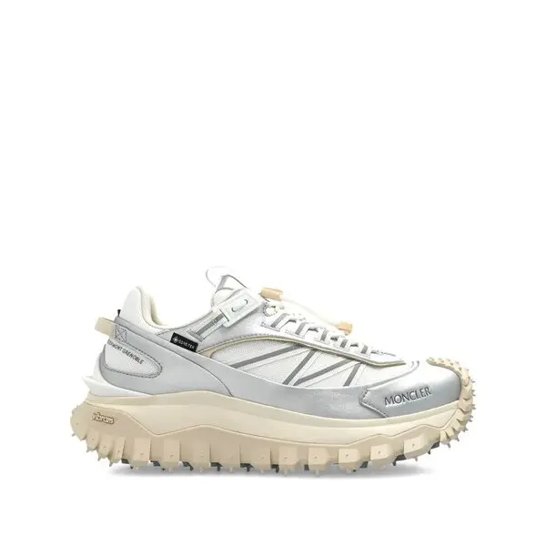 Moncler Panelled Sneakers - Silver