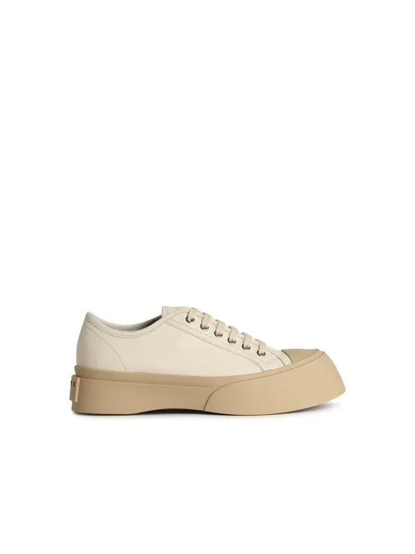 Marni Leather Sneakers - White