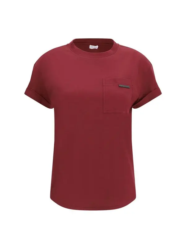 Brunello Cucinelli Cotton T-shirt - Red