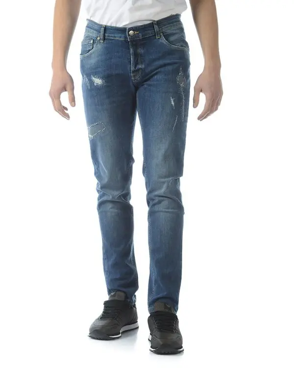 DANIELE ALESSANDRINI Slim Fit Jeans - Navy