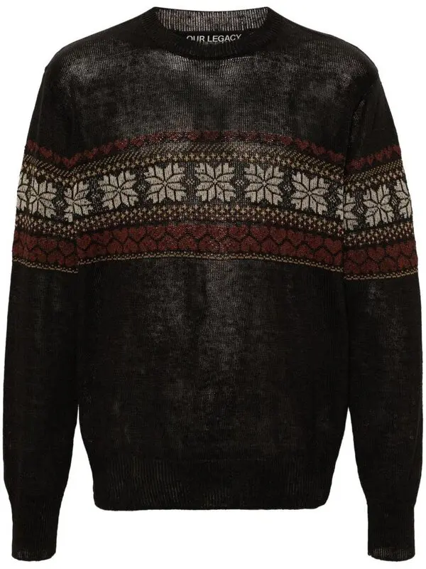 Our Legacy Base Roundneck Sweater - Multicolor