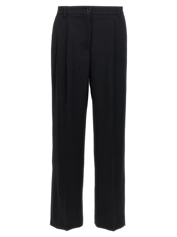 Dolce & Gabbana Flared Stretch Wool Trousers