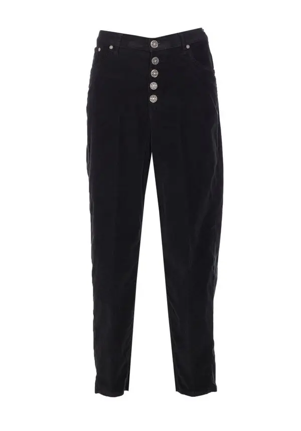 DONDUP Bessie Gioie Loose Fit Jeans - Black