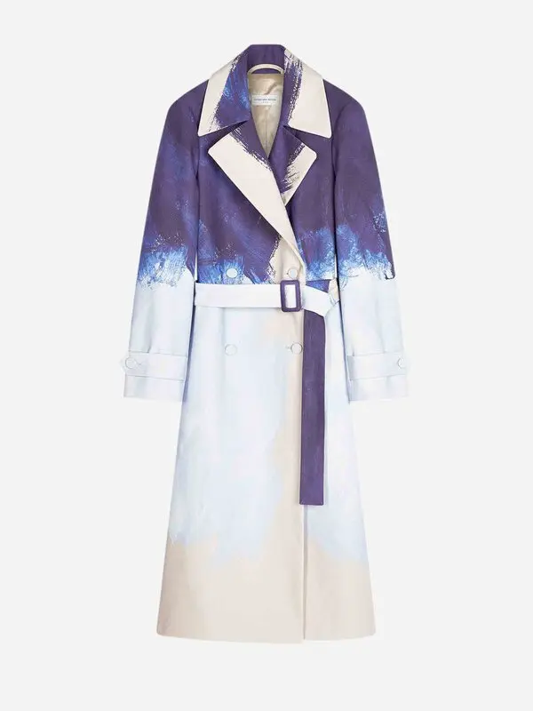 Dries Van Noten Printed Cotton Coat