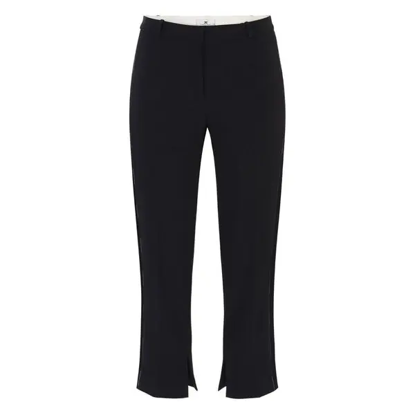 Elisabetta Franchi Crepe Tuxedo Pants