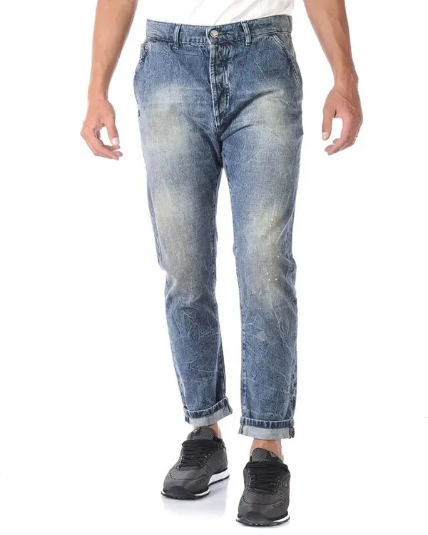 DANIELE ALESSANDRINI Straight Leg Jeans - Blue