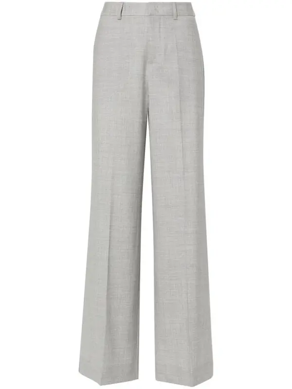 P.a.r.o.s.h Lillie Pressed-crease Wide-leg Pants