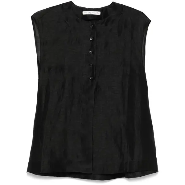 Mark Kenly Domino Tan Sleeveless Top