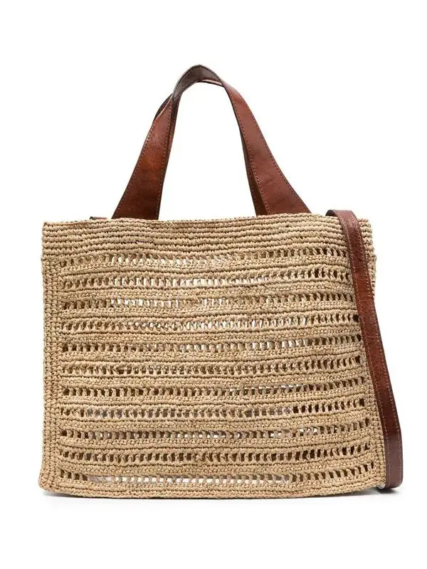 IBELIV Nozy Raffia Bag - Beige