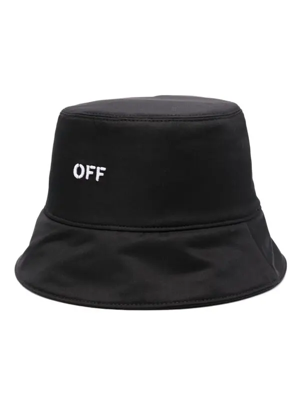 Off-White Reversible Bucket Hat - Multicolor