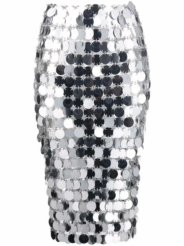 Rabanne Mid-length Skirt - P Silver
