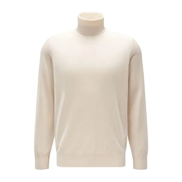 Brunello Cucinelli Turtleneck Sweater - Panama+grey